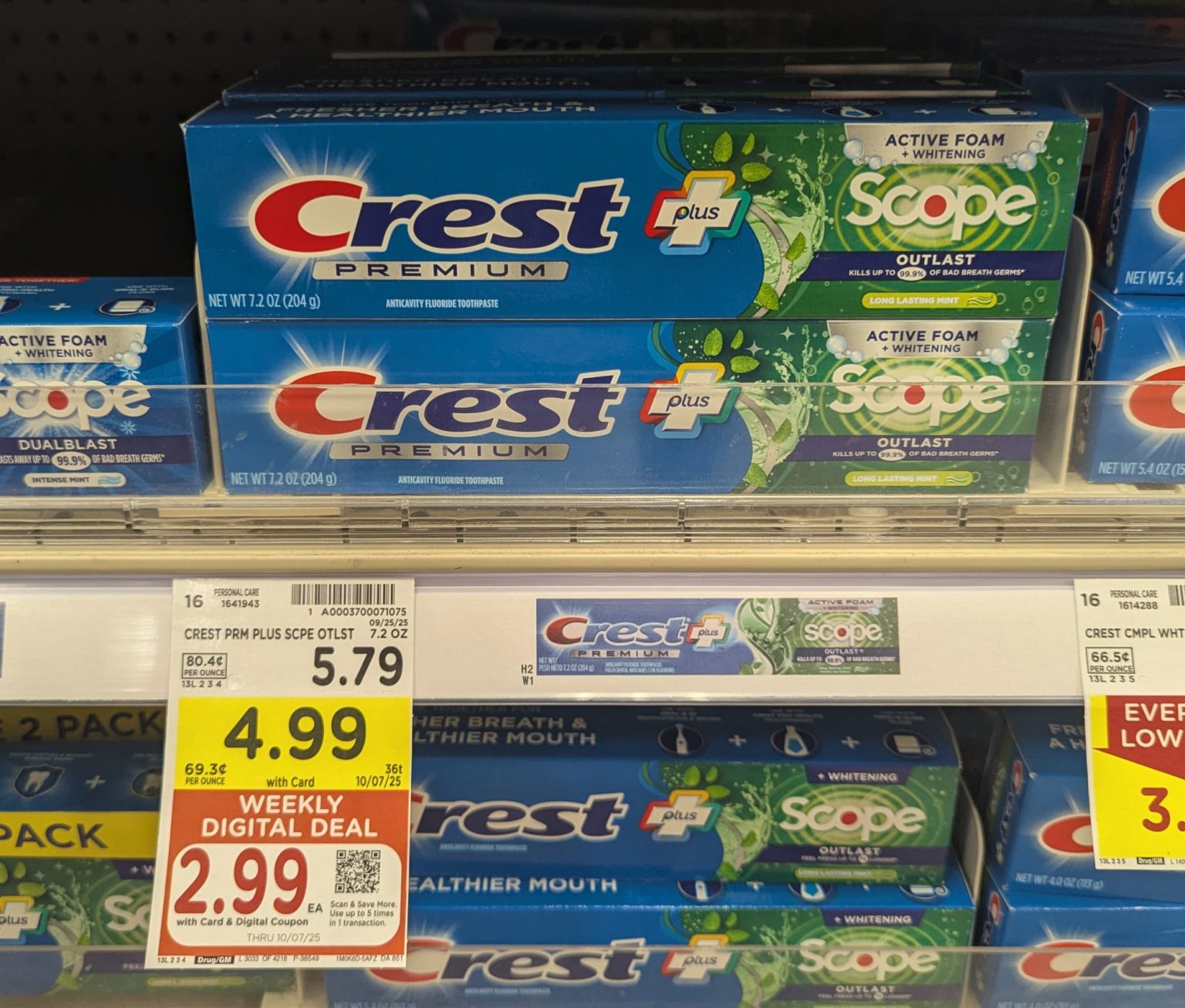Get The Tubes Of Crest Plus Toothpaste For Just $2.99 At Kroger ...