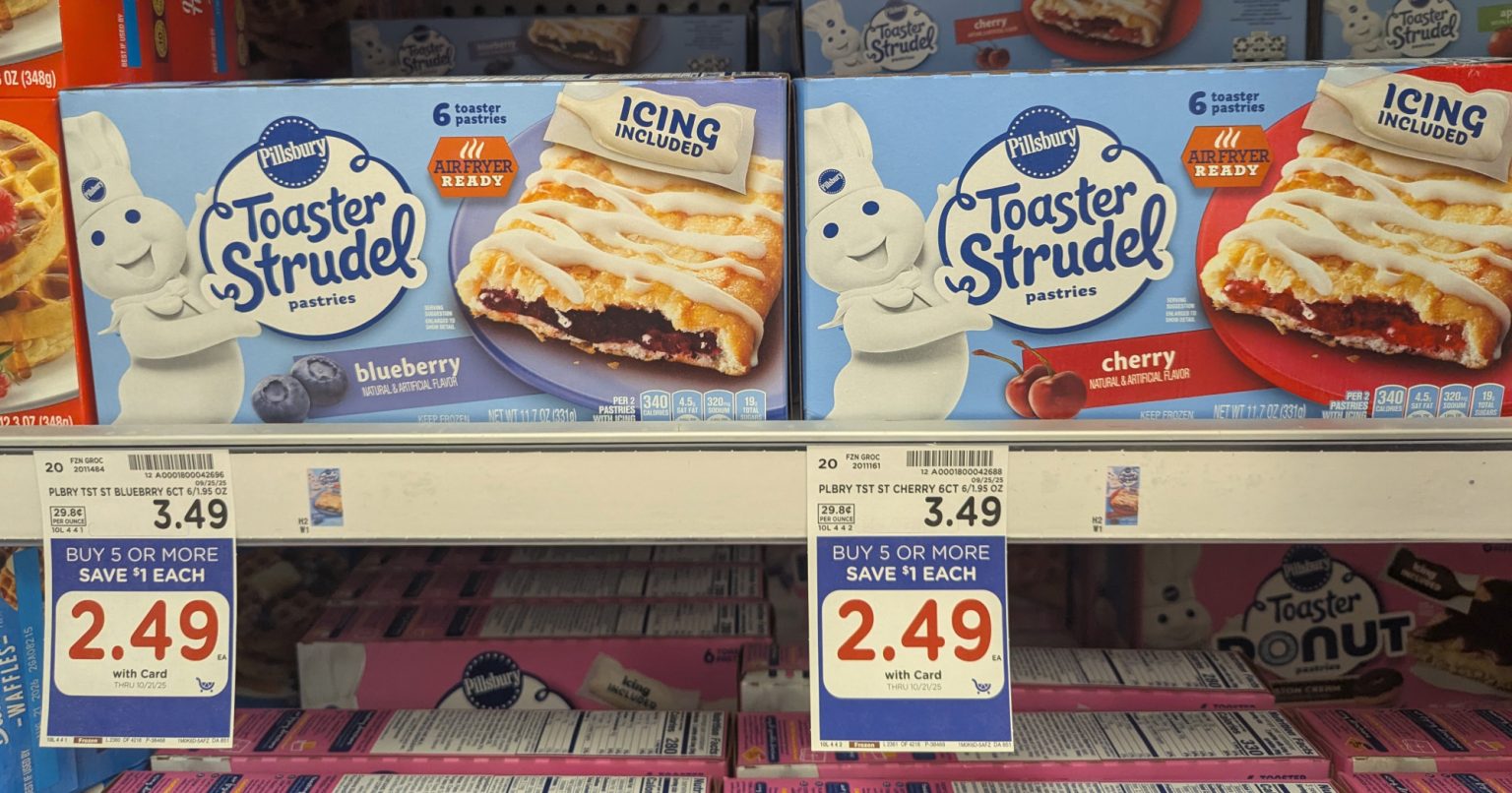 Pillsbury Toaster Strudel Pastries As Low As $1.99 Per Box At Kroger ...