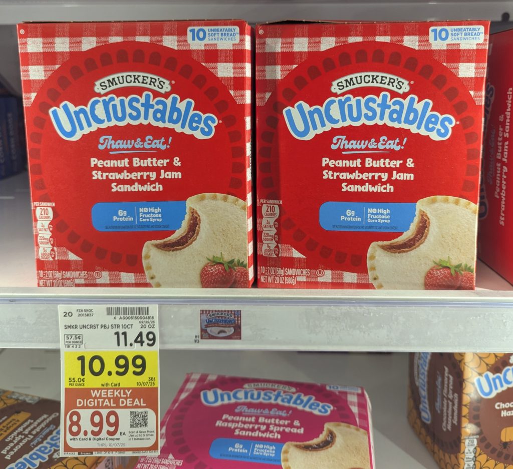 Get A Discount On The Big Boxes Of Smucker’s Uncrustables At Kroger ...
