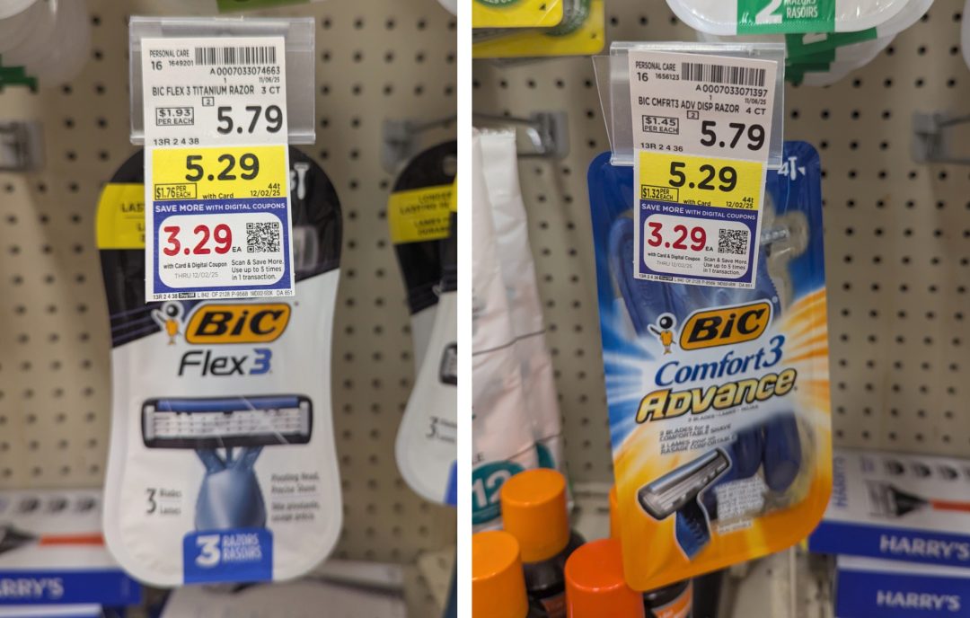 BiC Disposable Razors As Low As $3.29 At Kroger - iHeartKroger
