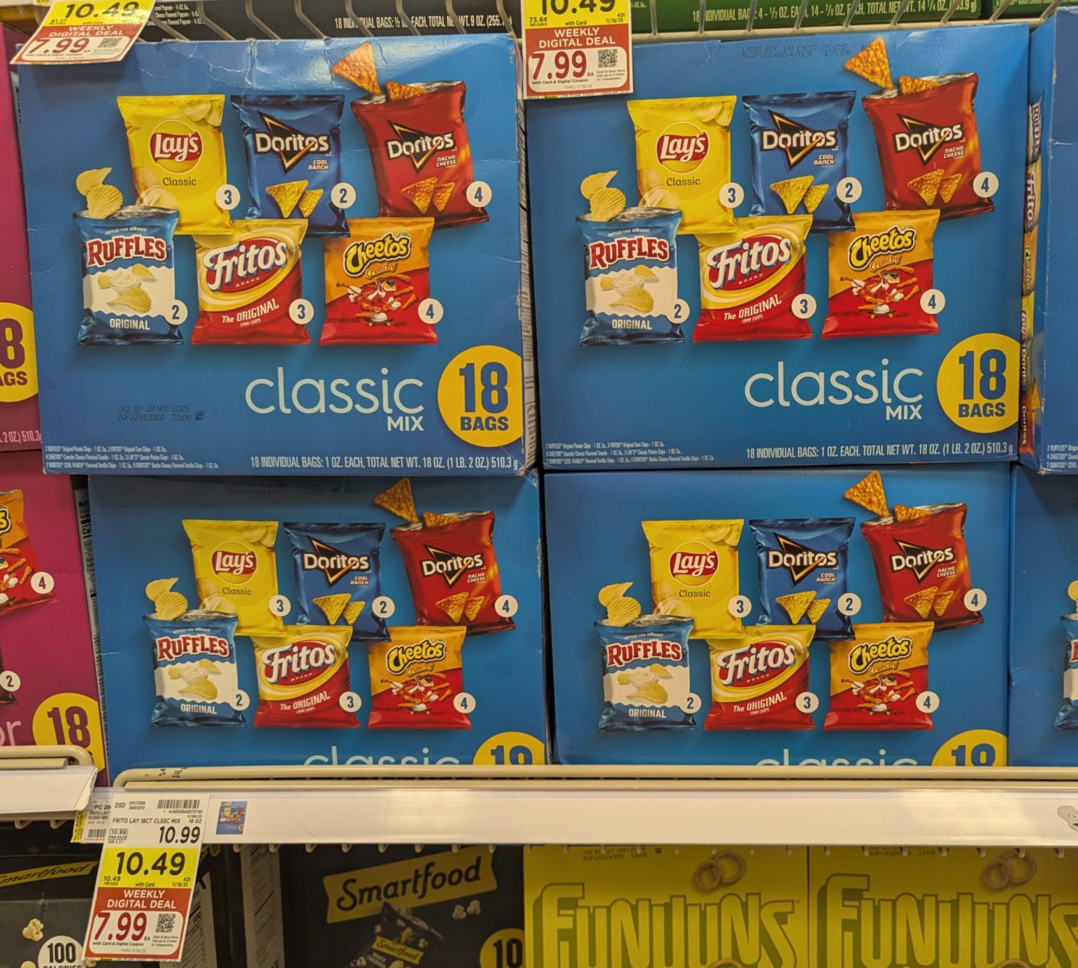 Frito Lay 18-Count Multipacks Just $7.99 At Kroger - iHeartKroger