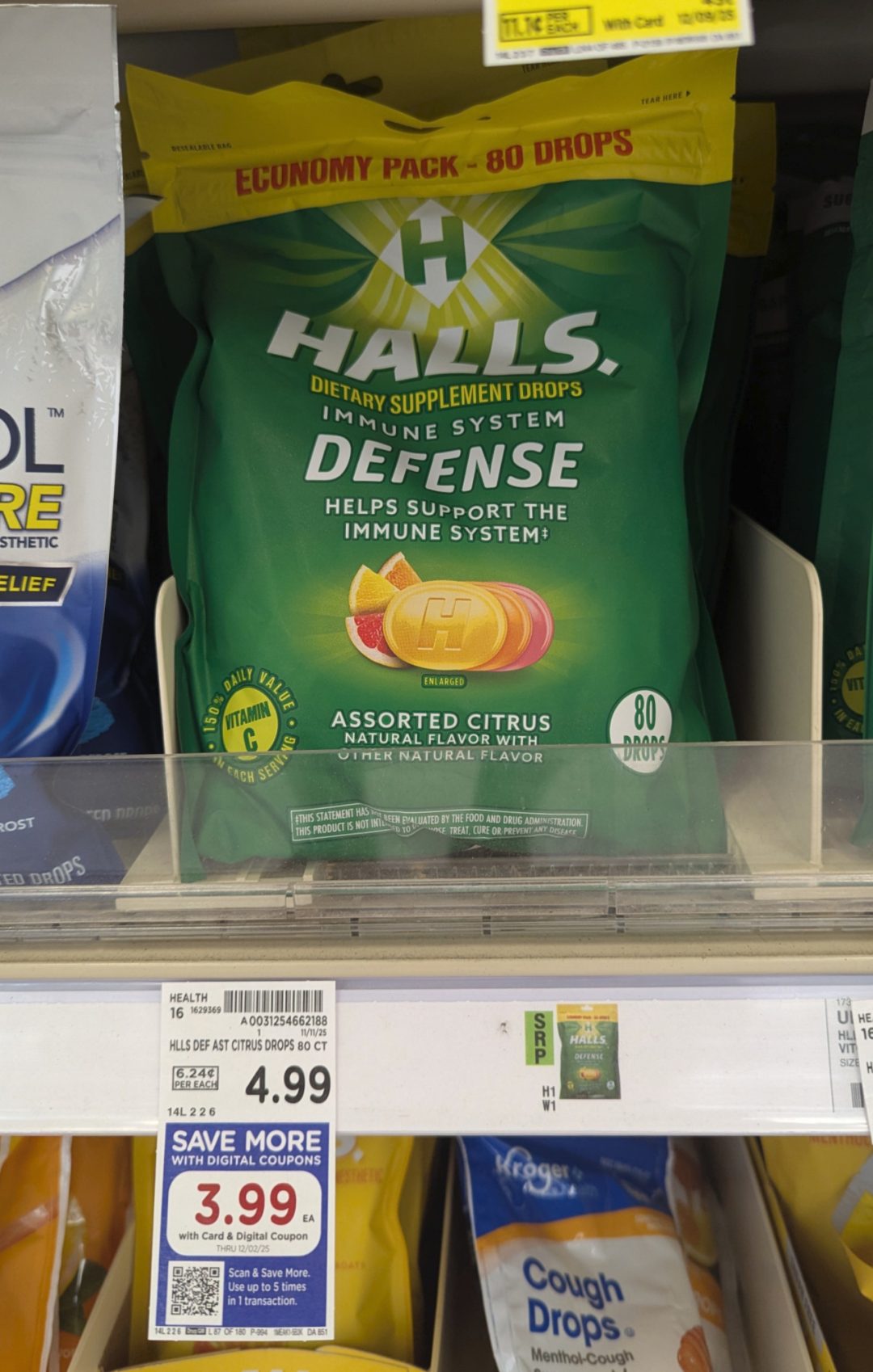 Big Bags Of Halls Cough Drops Just $3.99 At Kroger - iHeartKroger