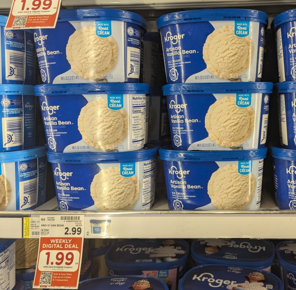 Kroger Ice Cream Just $1.99 - iHeartKroger