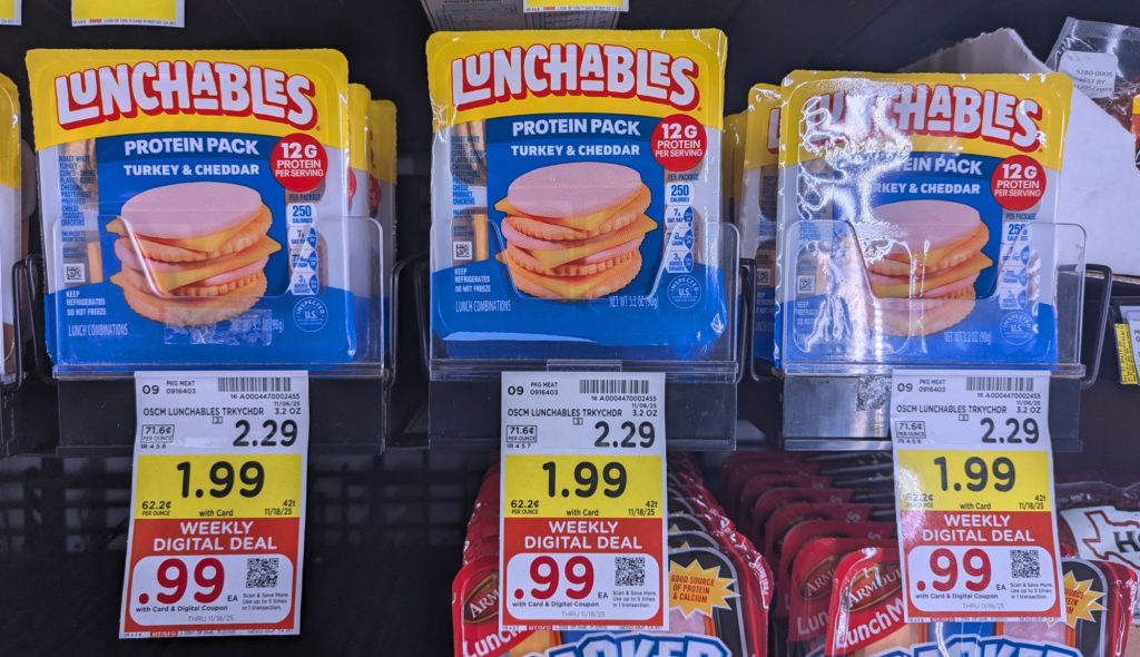 Oscar Mayer Lunchables Just 99¢ At Kroger - iHeartKroger