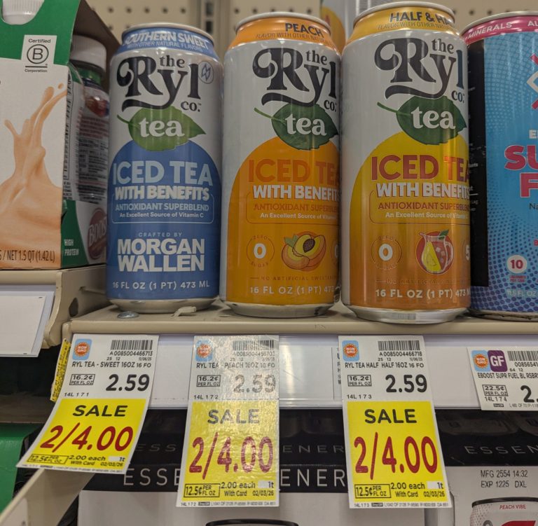 The Ryl Co. Tea Just $1.50 Per Can At Kroger - iHeartKroger