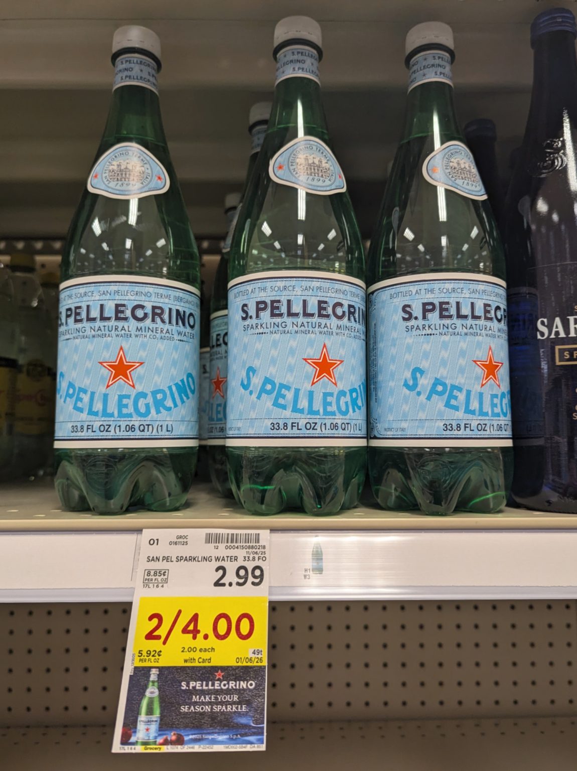Sanpellegrino Water As Low As $1.50 Per Bottle At Kroger - iHeartKroger