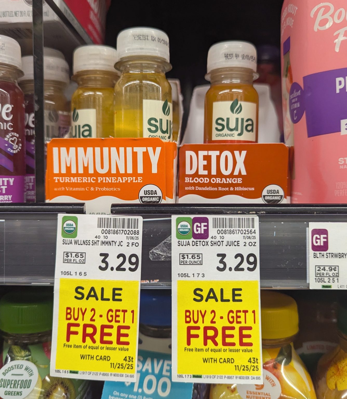 Suja Organic Shots As Low As $1.44 Each At Kroger With Sale & Cash Back ...