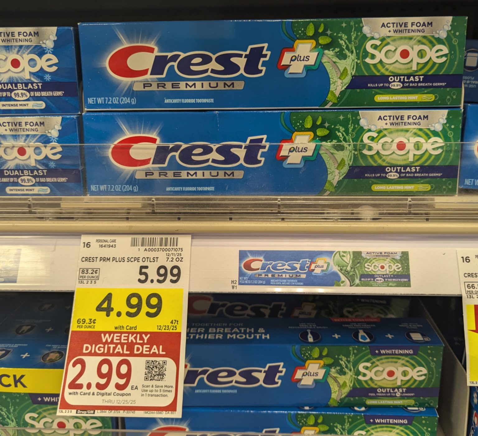 Get The Tubes Of Crest Plus Toothpaste For Just $2.99 At Kroger ...