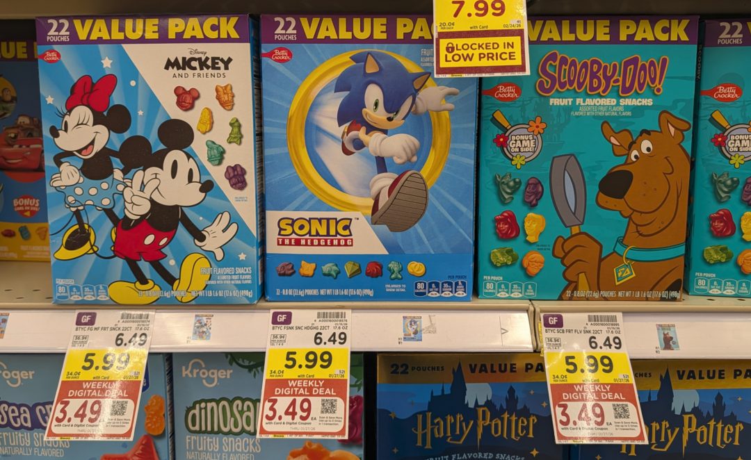 Bix Boxes Of Betty Crocker Fruit Snacks Just $3.49 At Kroger (Regular ...