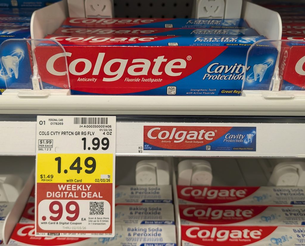 Colgate Toothpaste Just 99¢ At Kroger - iHeartKroger
