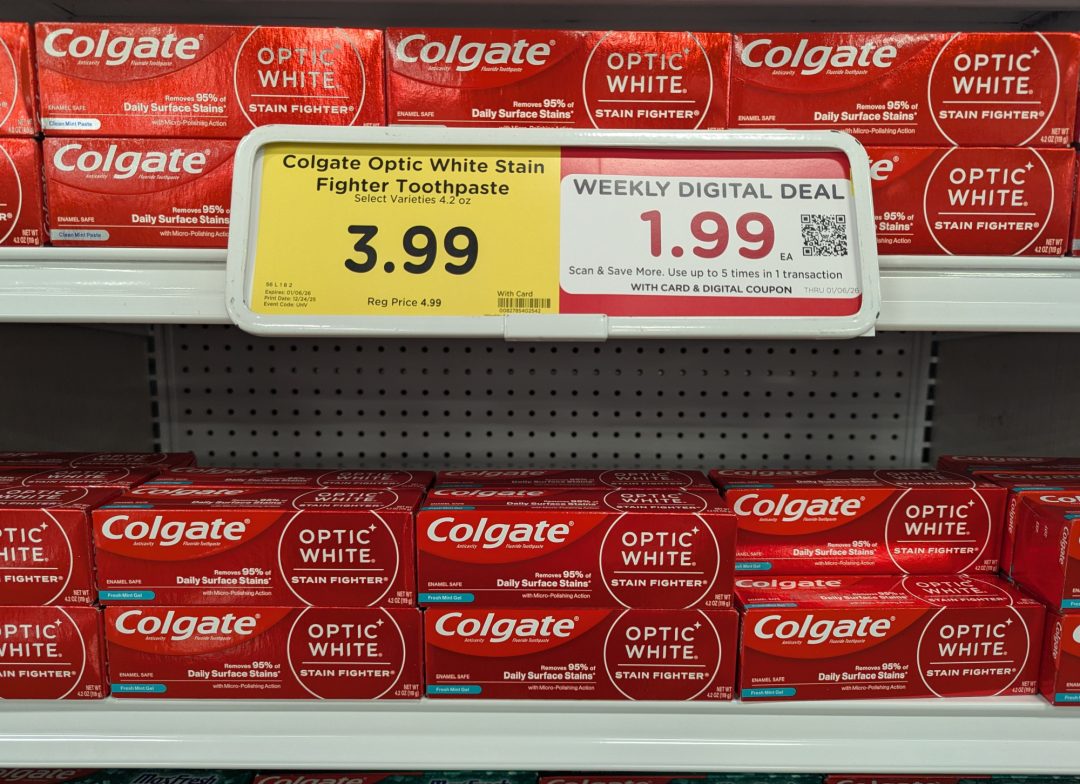 Colgate Optic White Toothpaste Just $1.99 At Kroger - iHeartKroger