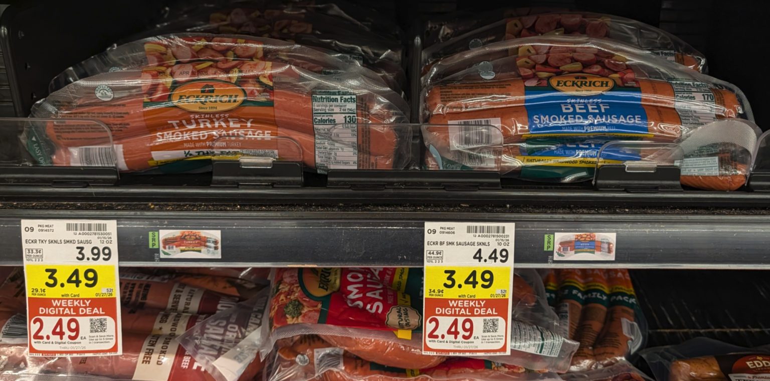Grab Eckrich Smoked Sausage For $2.49 At Kroger - iHeartKroger