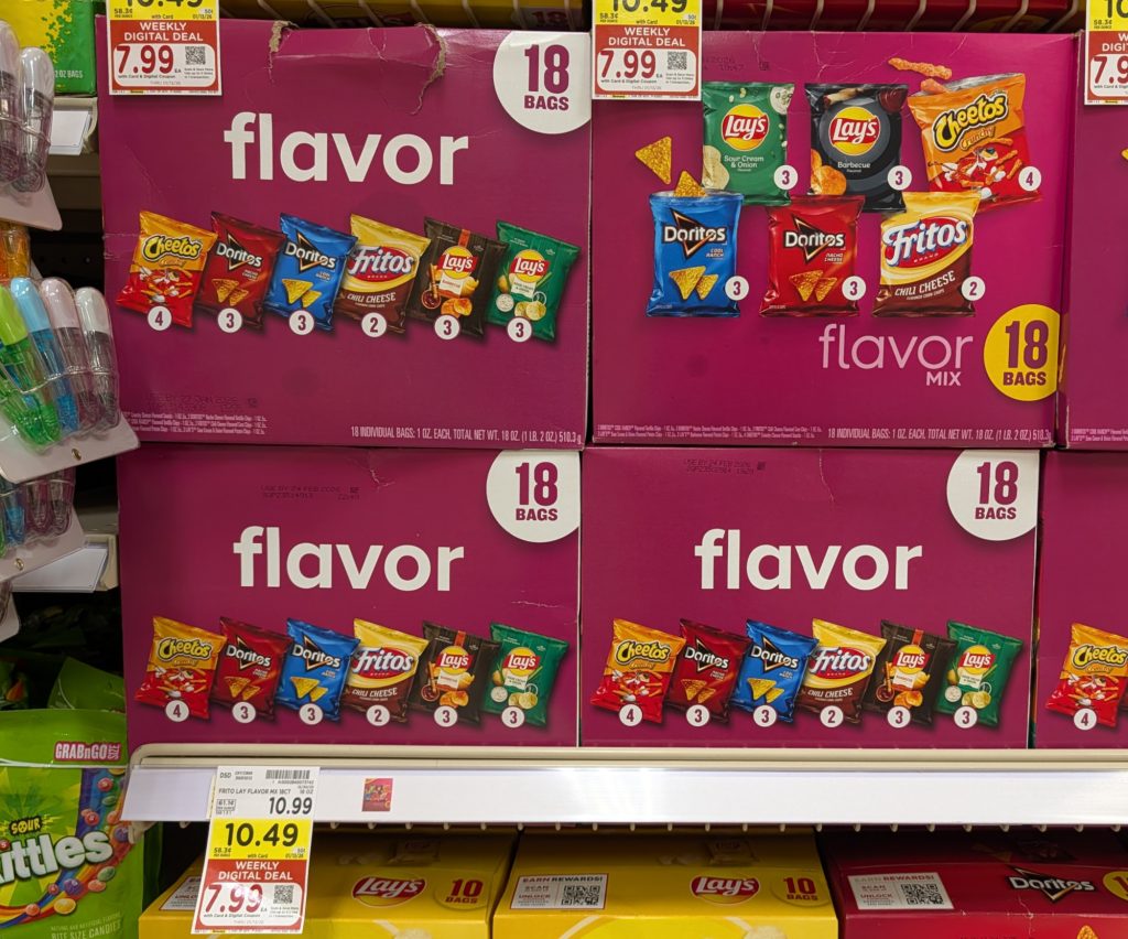 Frito Lay 18-Count Multipacks Just $7.99 At Kroger - iHeartKroger