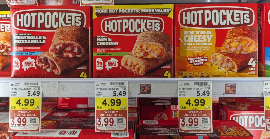 4-Count Boxes Of Hot Pockets As Low As $3.99 At Kroger - iHeartKroger