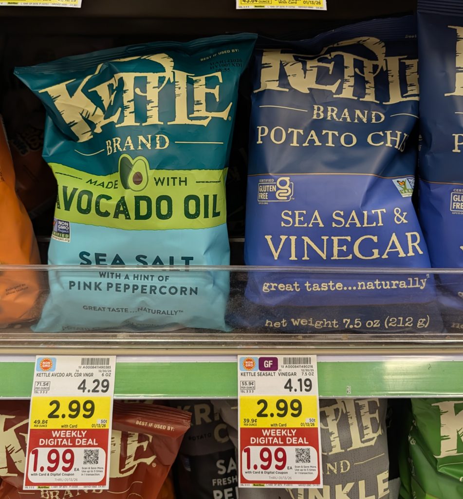 Kettle Brand Potato Chips Are Just $1.99 At Kroger - iHeartKroger