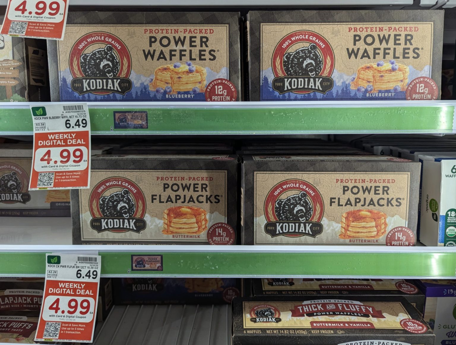 Kodiak Power Waffles Or Flapjacks Just $4.99 At Kroger - iHeartKroger