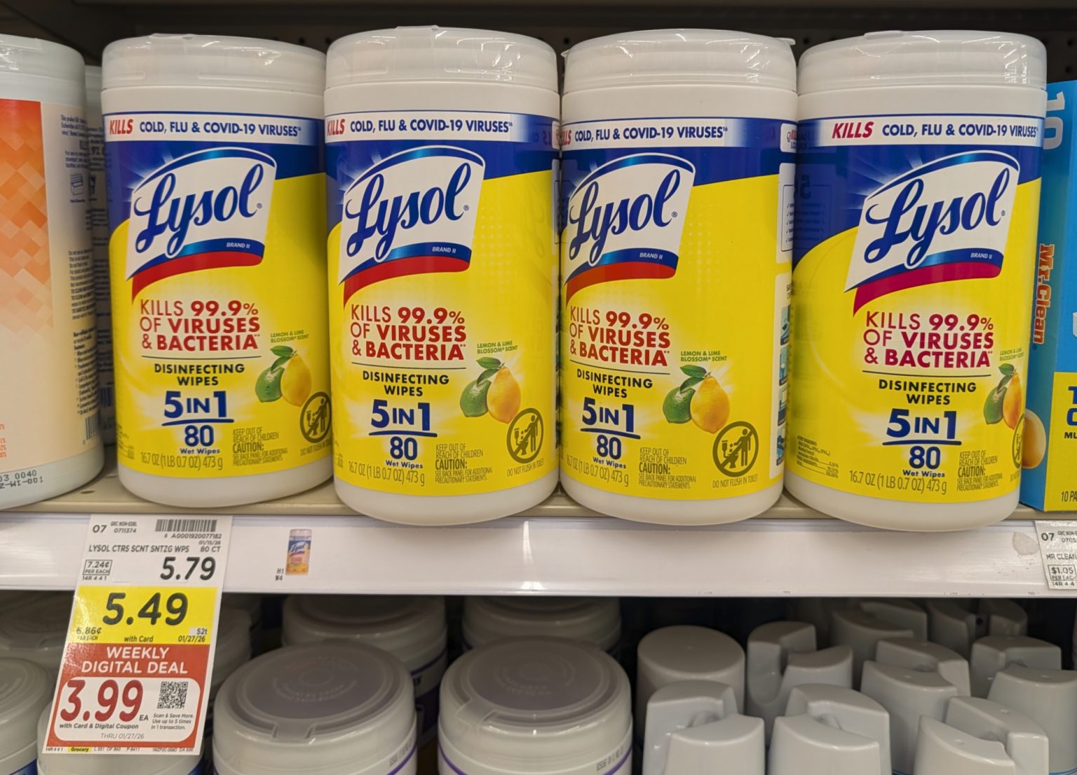 Lysol Disinfecting Wipes As Low As $3.99 At Kroger (Regular Price $5.79 ...