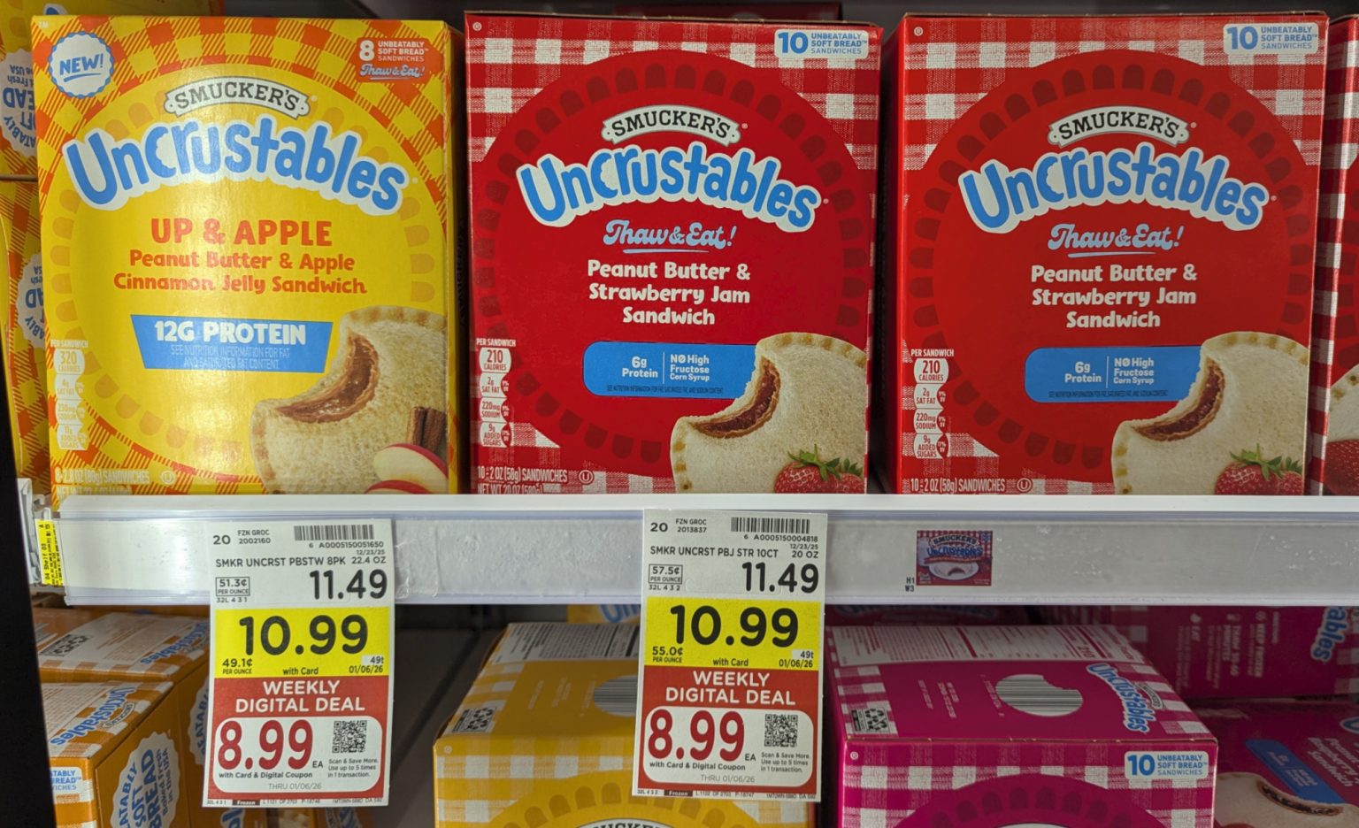 Get A Discount On The Big Boxes Of Smucker’s Uncrustables At Kroger ...