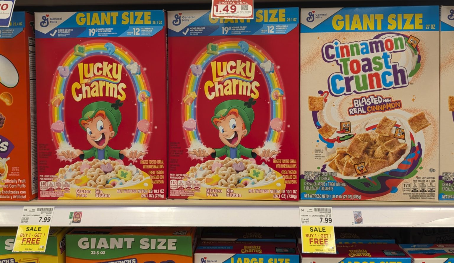 Giant Size Boxes Of General Mills Cereal As Low As $3.50 At Kroger ...