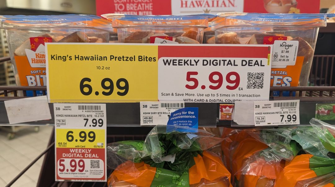 King’s Hawaiian Soft Pretzel Bites Just $5.99 At Kroger - iHeartKroger