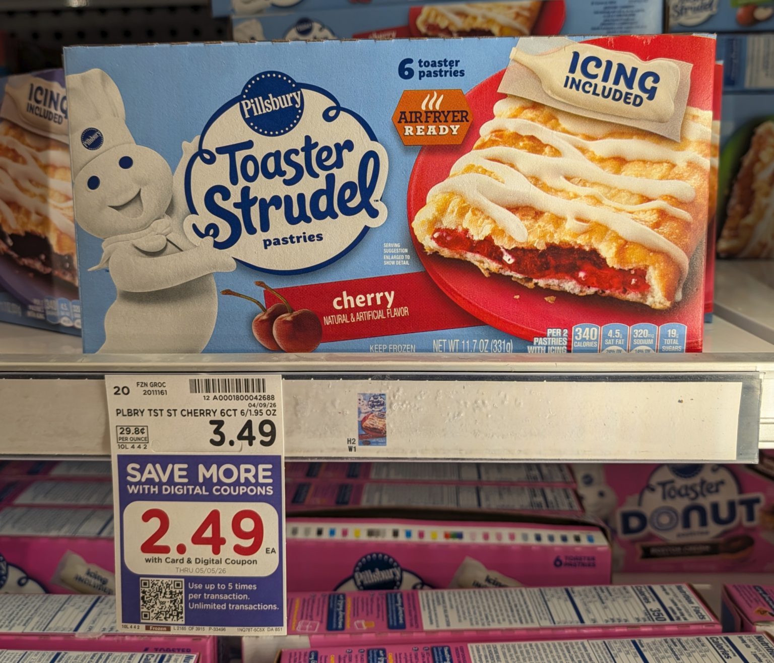 Pillsbury Toaster Strudel Pastries Just $2.49 Per Box At Kroger ...