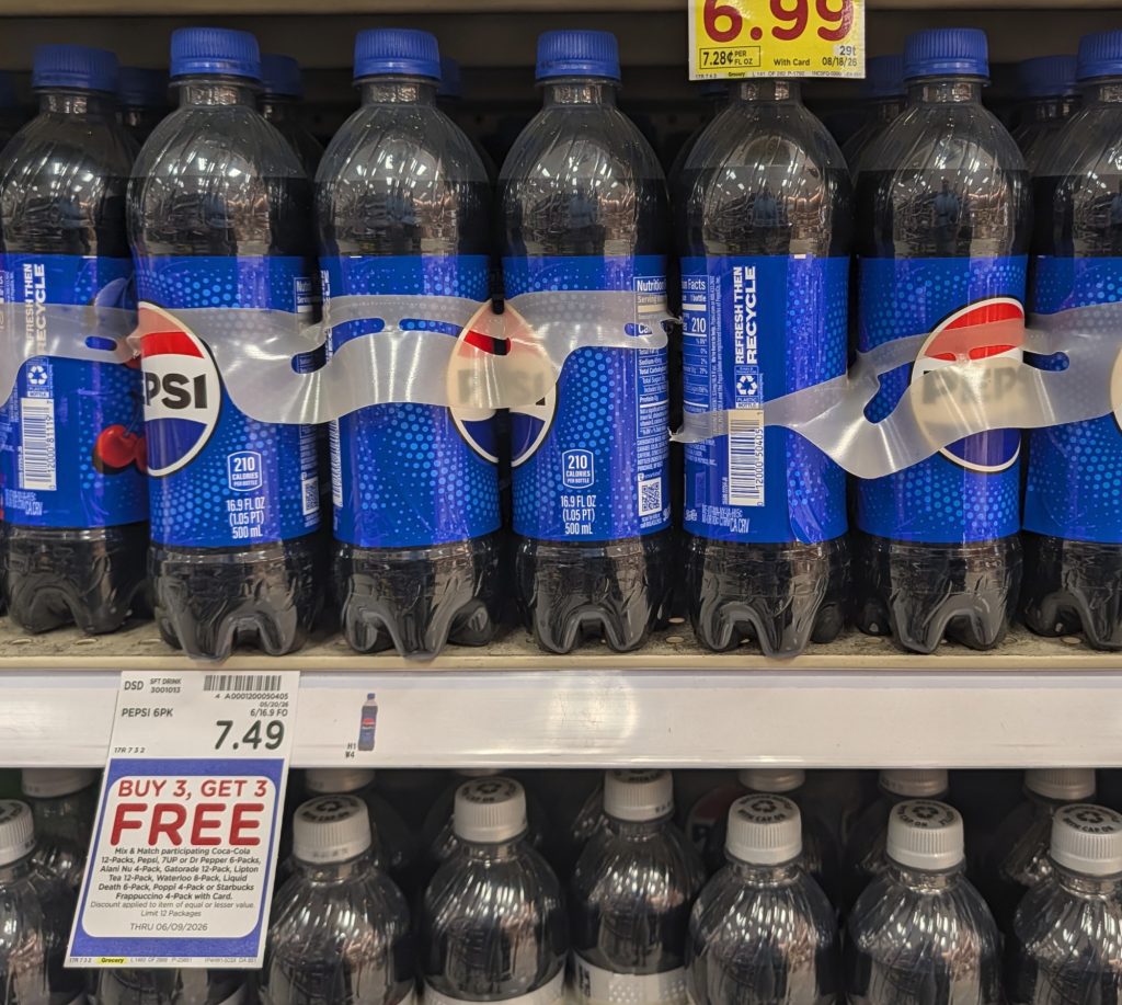 Pepsi 6-Pack Bottles As Low As $3.25 At Kroger - iHeartKroger