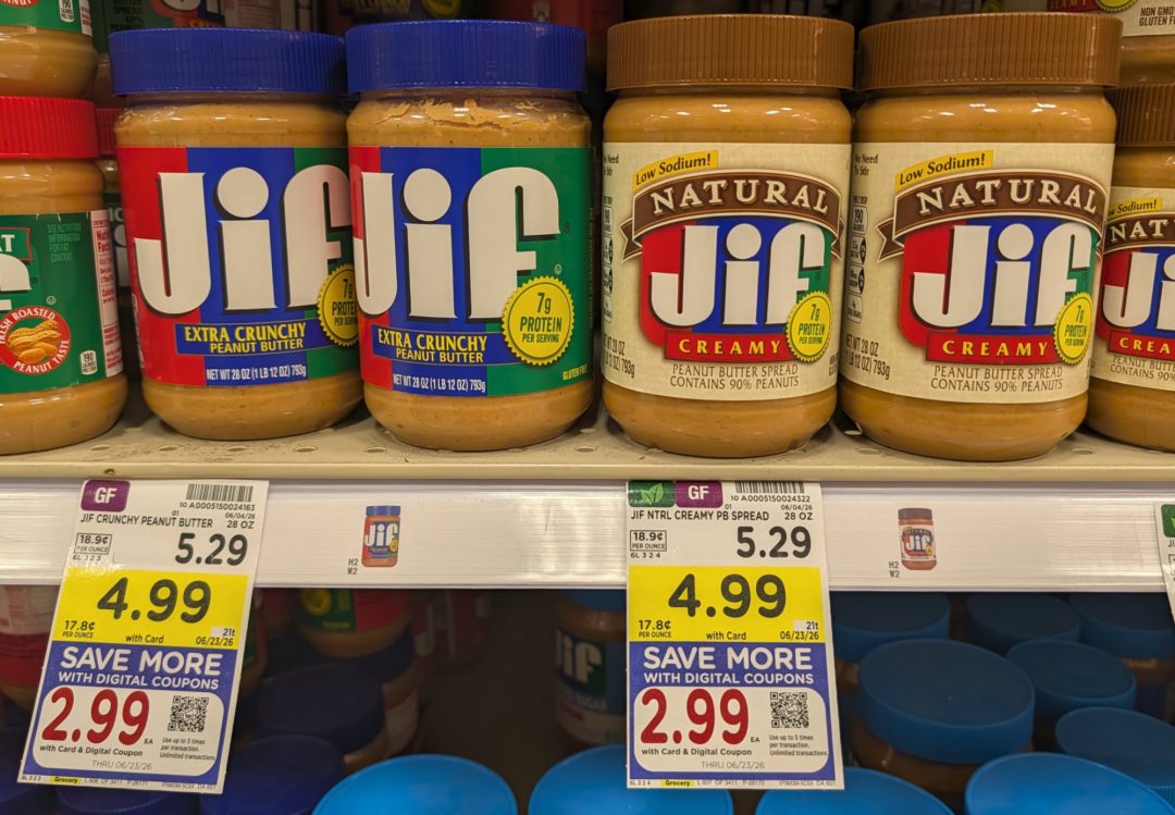 Jif Peanut Butter Only $2.99 At Kroger (Regular Price $5.29) - iHeartKroger